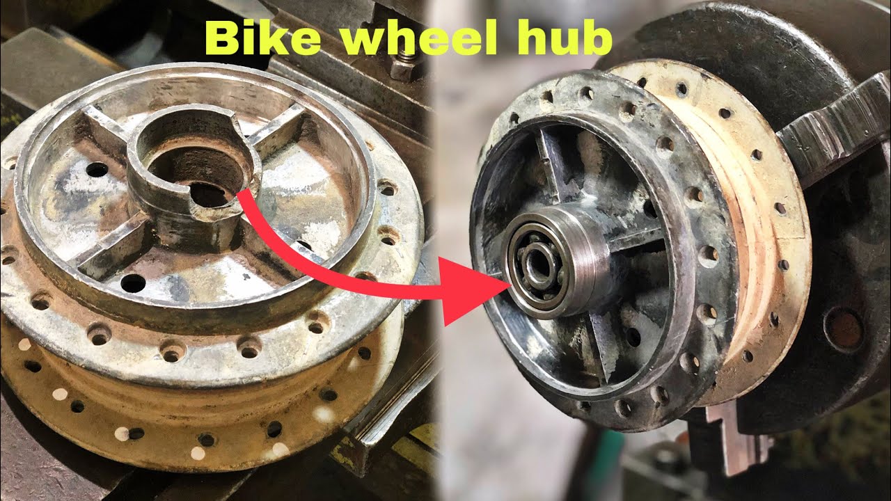 How to do Repair Broken Bike wheel hub … - YouTube