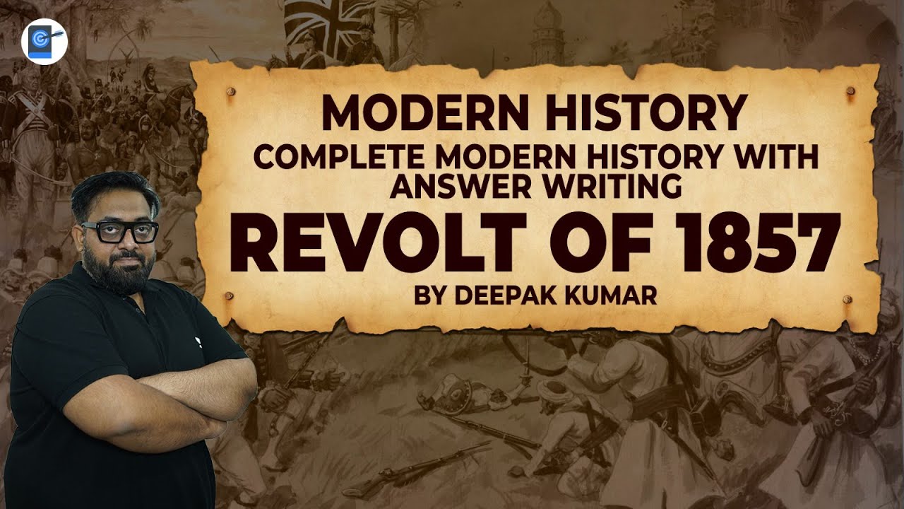 Complete Modern History with Answer Writing | L1 | Revolt of 1857 ...