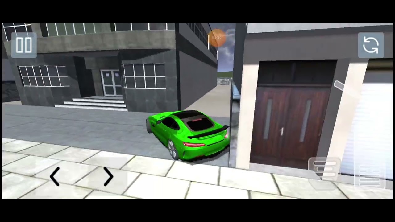 Green colour Lamborghini Aventador racing drifting simulator Android ...