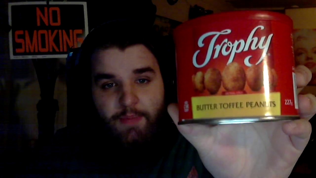 ReAl FoOd ReViEw TrOpHy BuTtEr ToFfEe PeAnUtS - YouTube