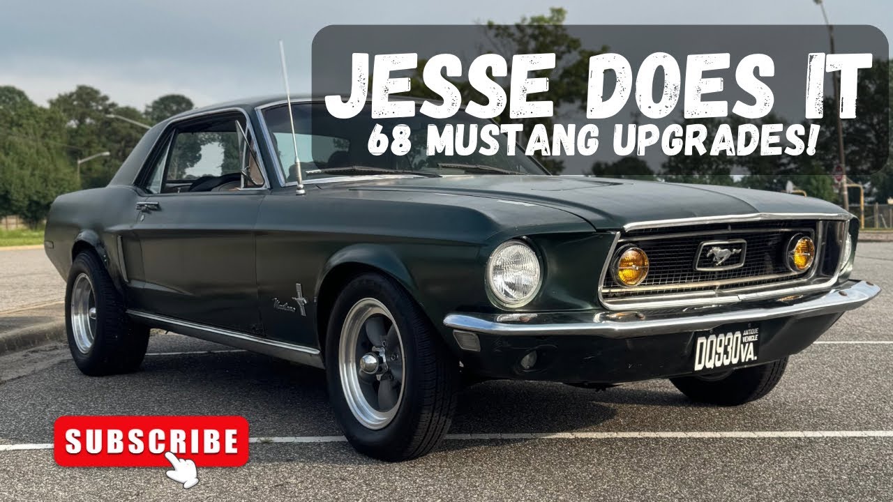 68 MUSTANG SUSPENSION AND BRAKE UPGRADES! - YouTube