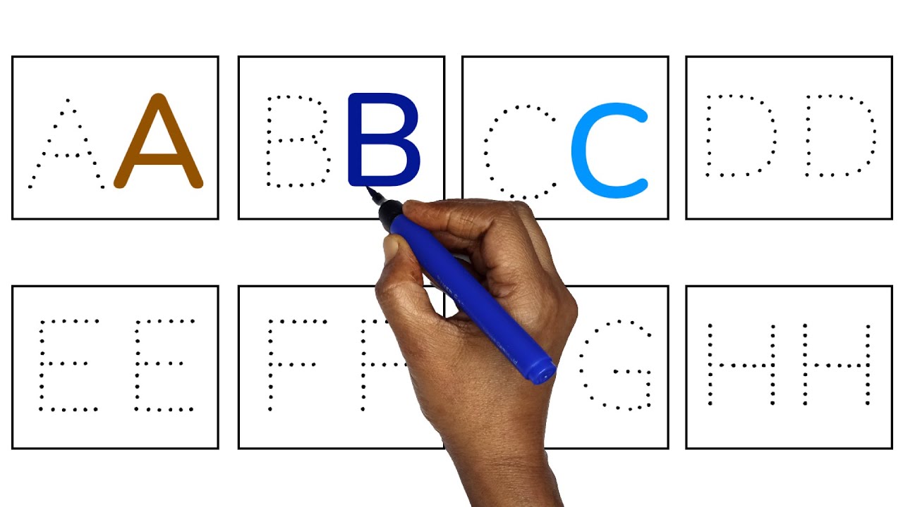 Abc Dotted Tracing, English Alphabet Writing, Preschool learning # ...