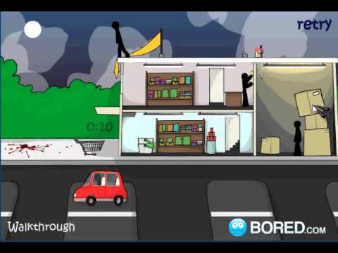 Supermarket CLICKDEATH Walkthrough - YouTube