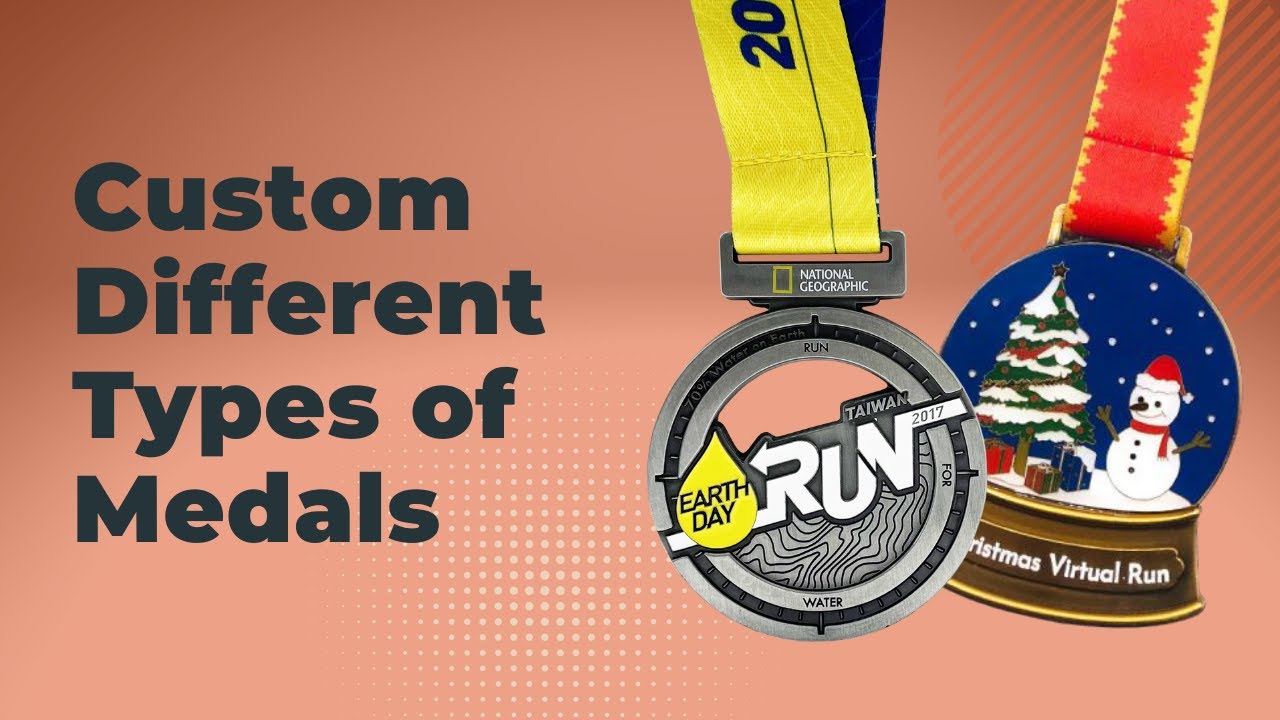 Custom different types of medals - YouTube