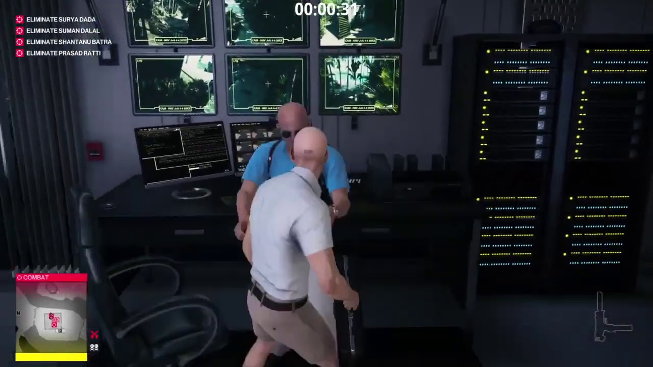 HITMAN 2 - Haven Island - Security Hut Massacre (1:17) - YouTube