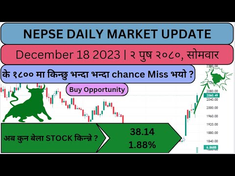 Real Bull! Nepse Daily Updates 18 December 2023 API ICFC Technical ...