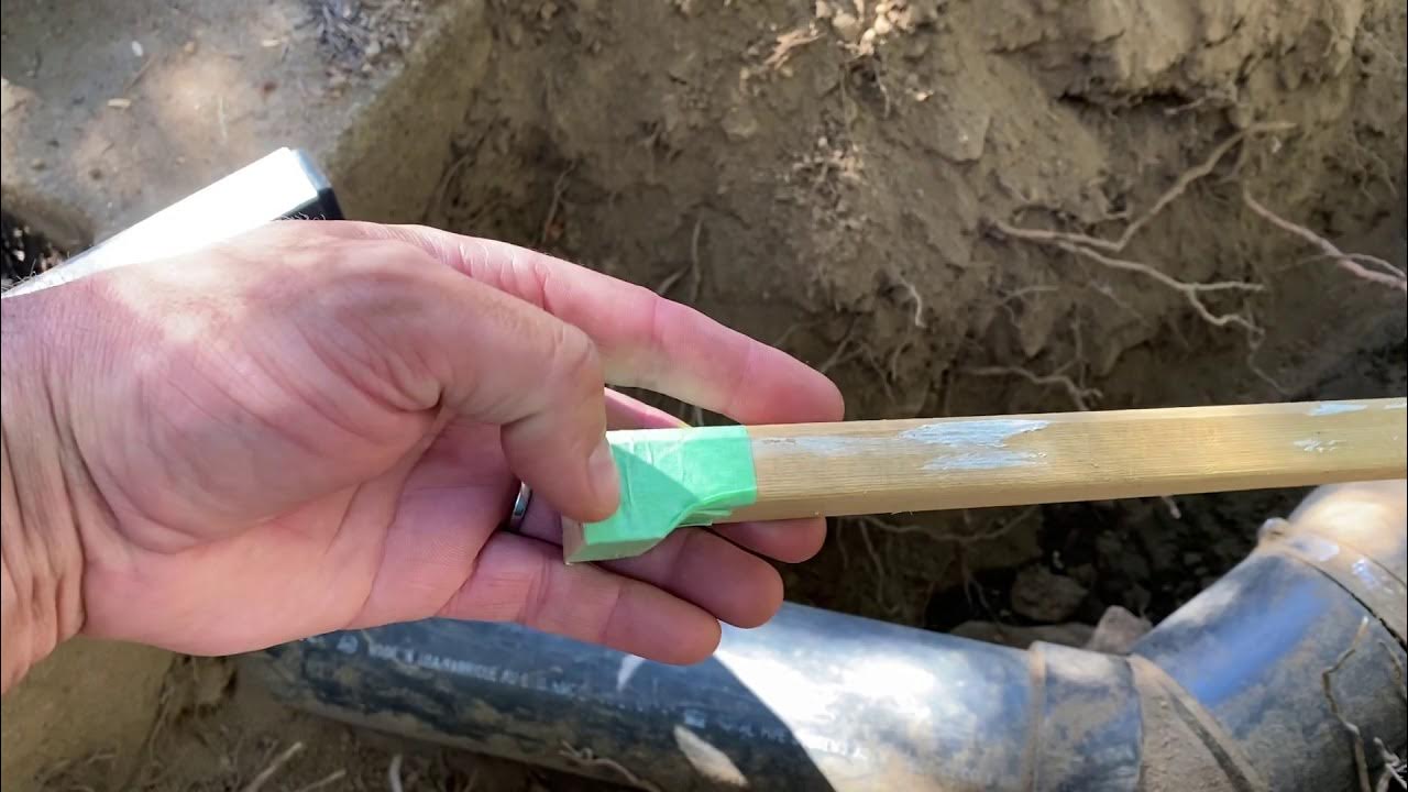 How to determine the correct sewer line slope new - YouTube