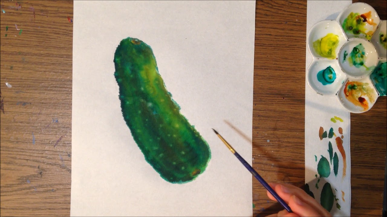 Ash Tree Original Art: "Magical Pickle" Time Lapse with Commentary HD ...