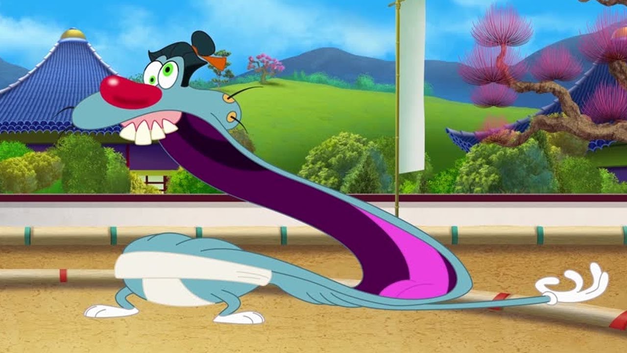 Oggy and the Cockroaches - Oggy’s Sumo Passion | BEST CARTOON ...