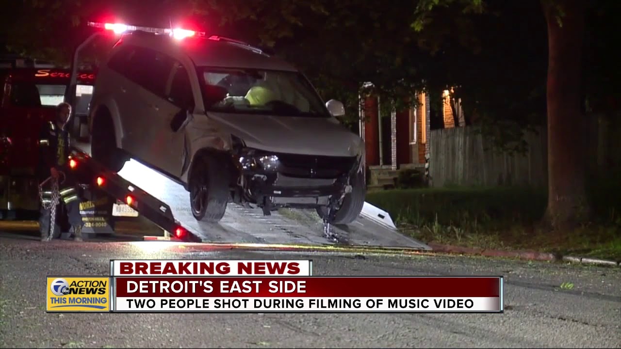 Two people shot during filming of music video - YouTube