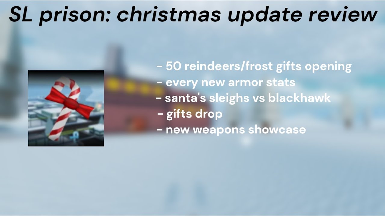 ultimate sl prison christmas update review - YouTube