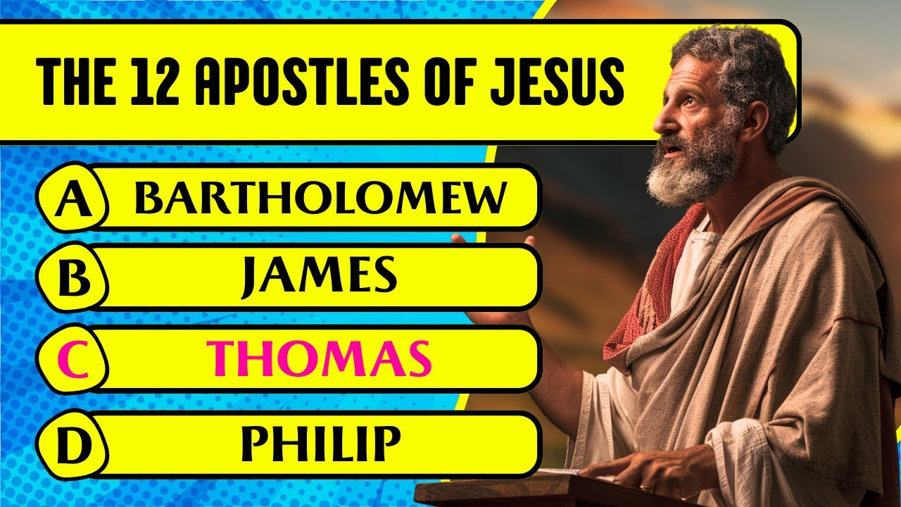 The 12 Apostles Of Jesus Bible Quiz (30 Hardest Questions & Answers to ...