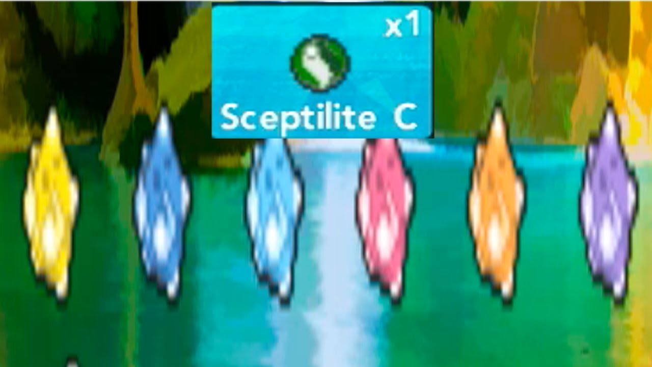 Roblox Pokemon brick bronze - How to get sceptilite C! - YouTube