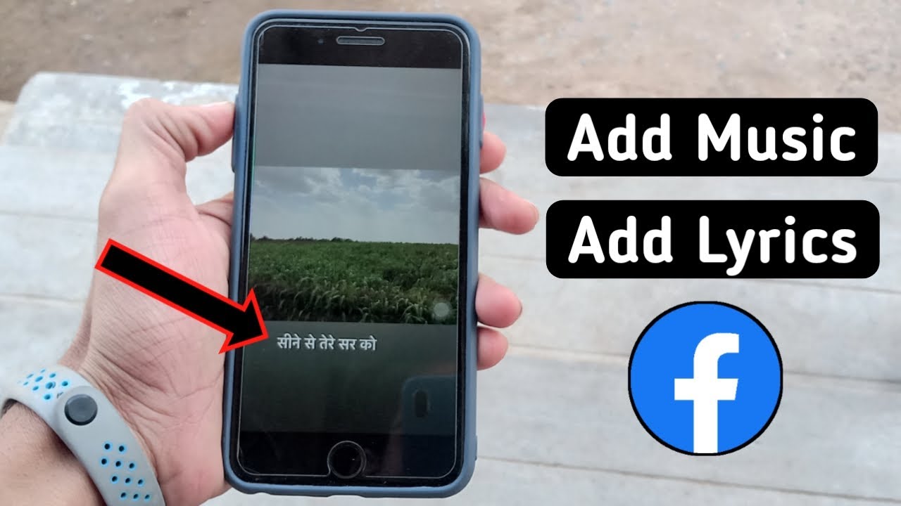 How to Add Music & Song Lyrics to Facebook Stories - YouTube