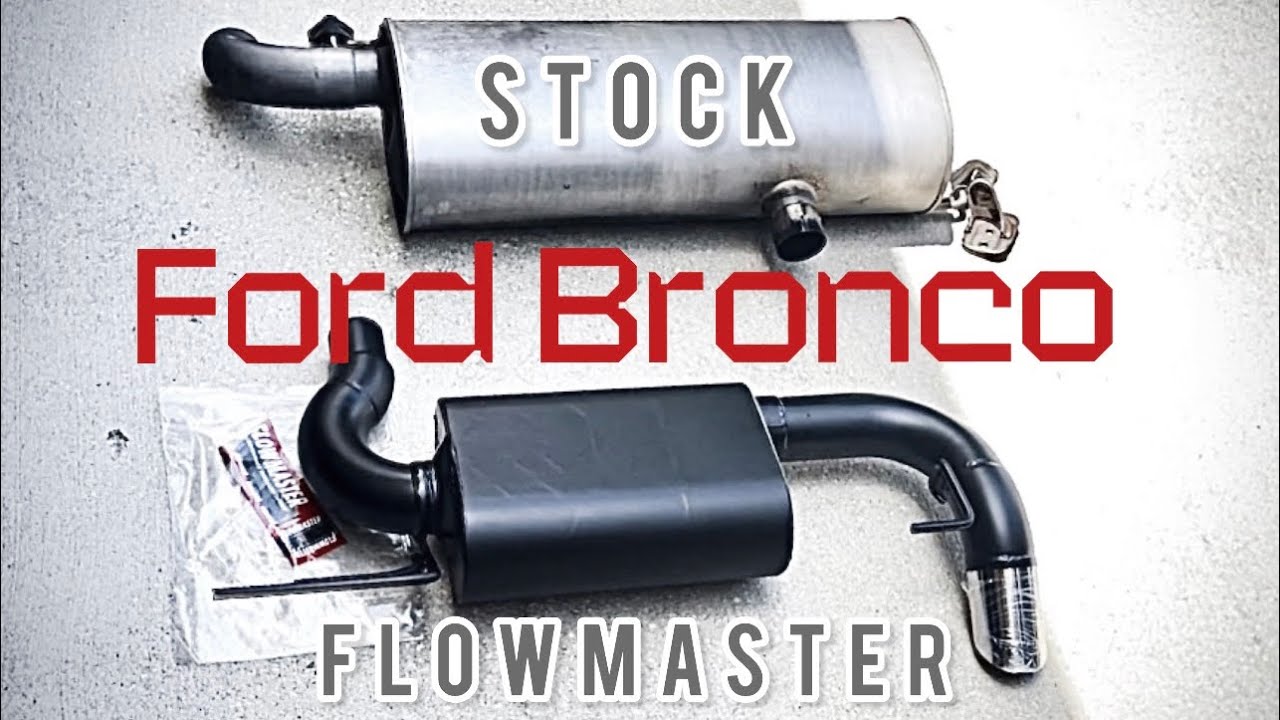 Ford Bronco (2021-2023) Flowmaster American Thunder Install and Sound ...