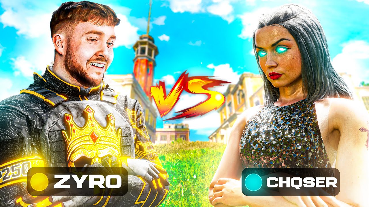 Zyro vs Chqser 🤯 #1 Movement King Tries Rebirth Ranked w/ MAX SENS & YY ...