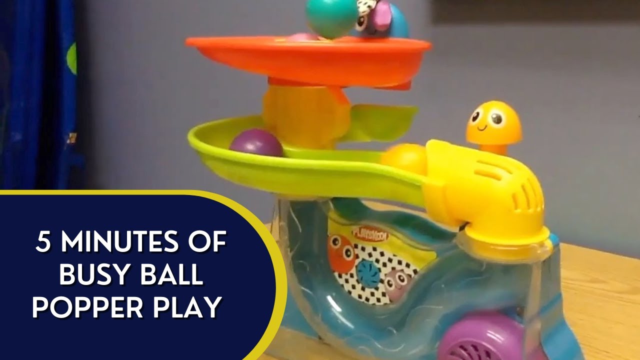 Busy ball popper 5 minutes of play - YouTube