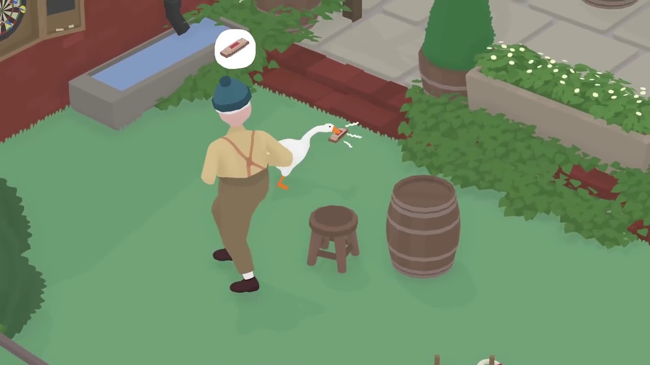 🎮Untitled Goose Game - Gameplay Trailer - ПК - PC - Steam - Nintendo ...