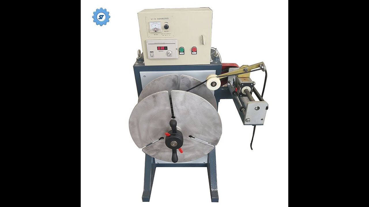 Rubber Strip Winding Machine - YouTube