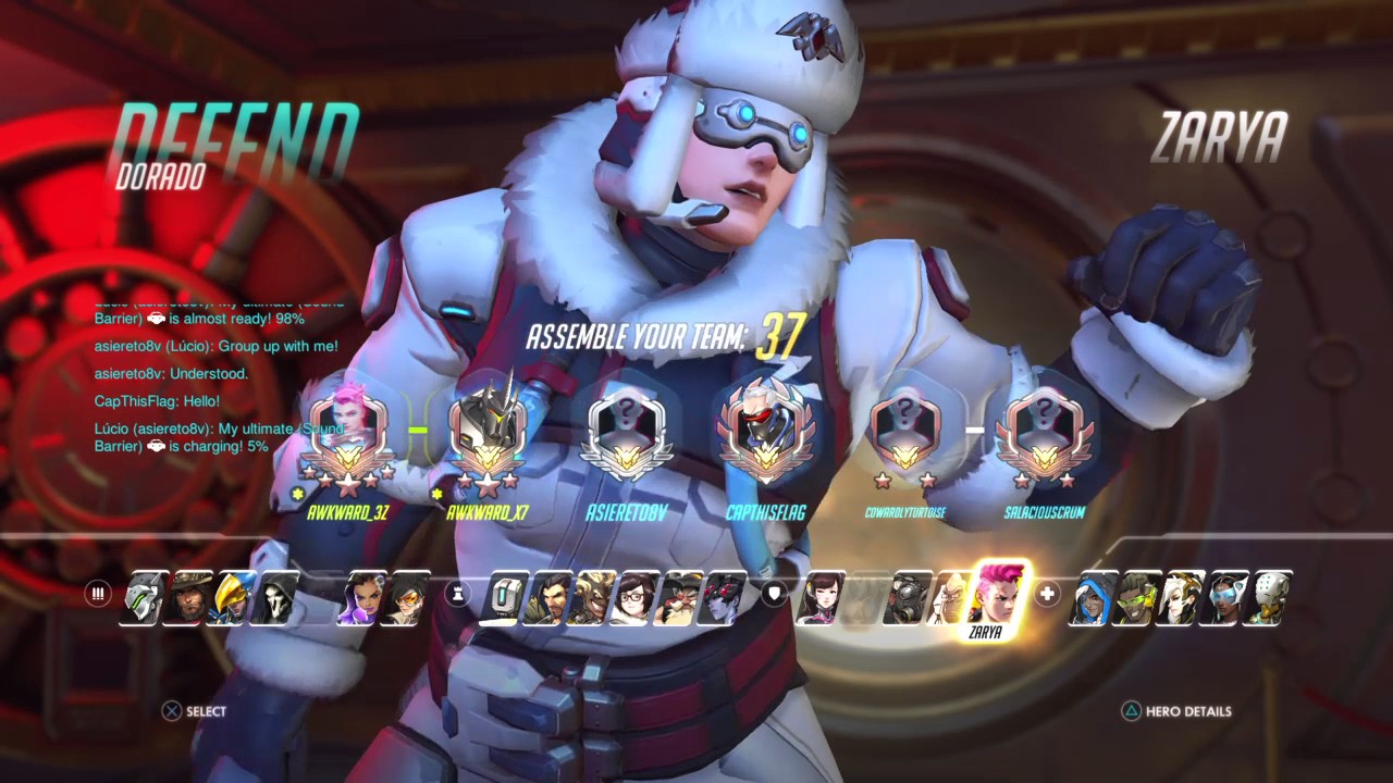 Overwatch: Zarya gp w/ Awkward_x7 - YouTube