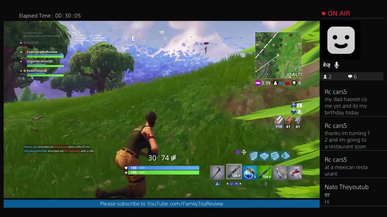 Fortnite 50vs50 WEDNESDAy Gameplay Live Broadcast Family Game Review ...