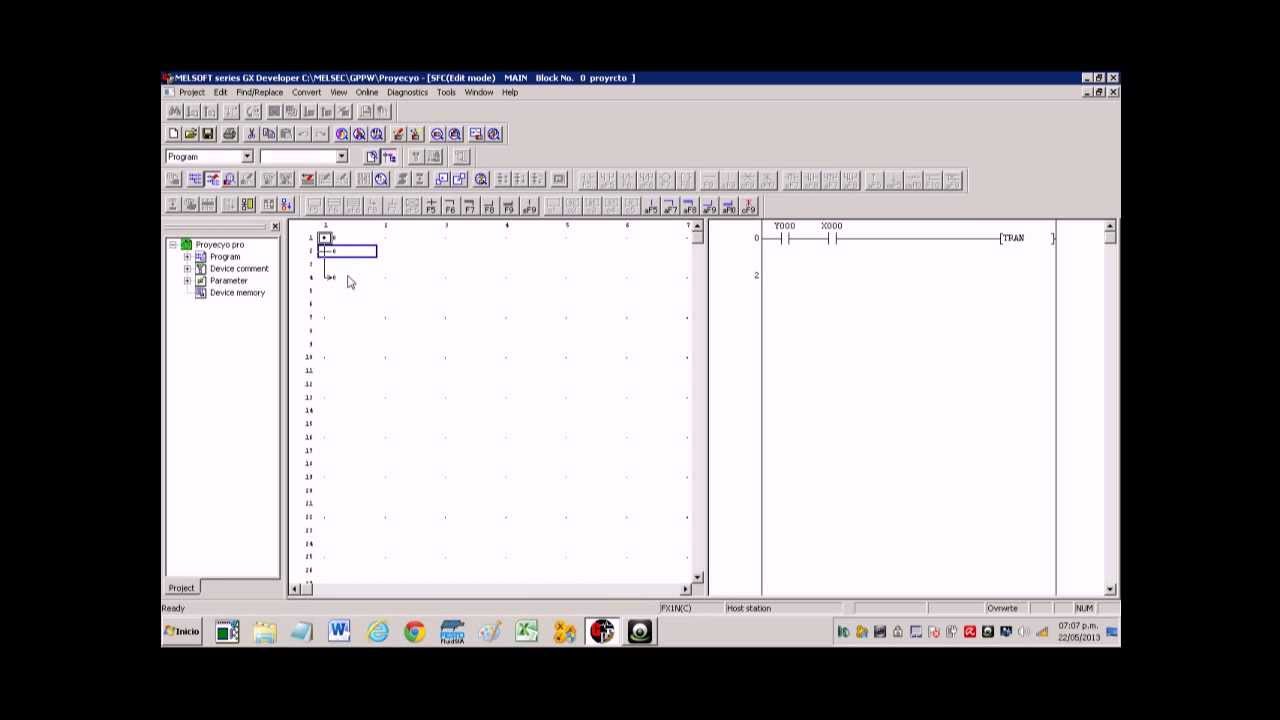 Tutorial Plc Mitsubishi Gx Developer Español Youtube