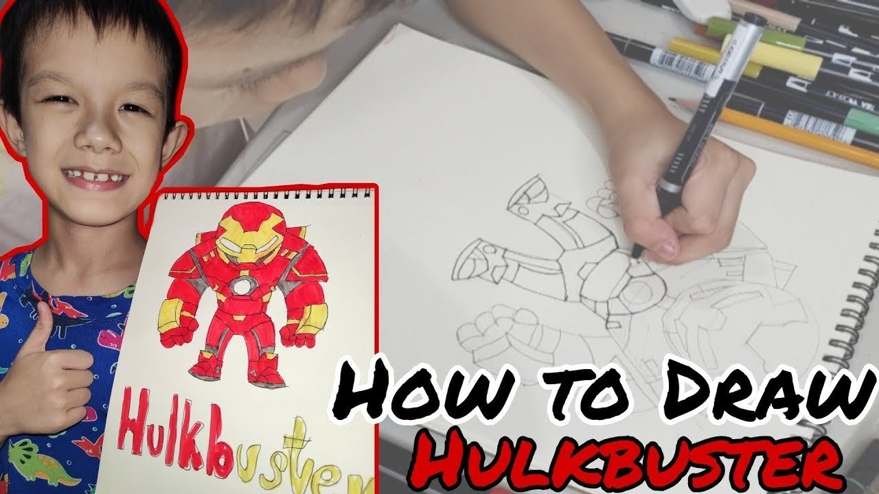 HOW TO DRAW HULKBUSTER | SPEED DRAWING | CPR - YouTube