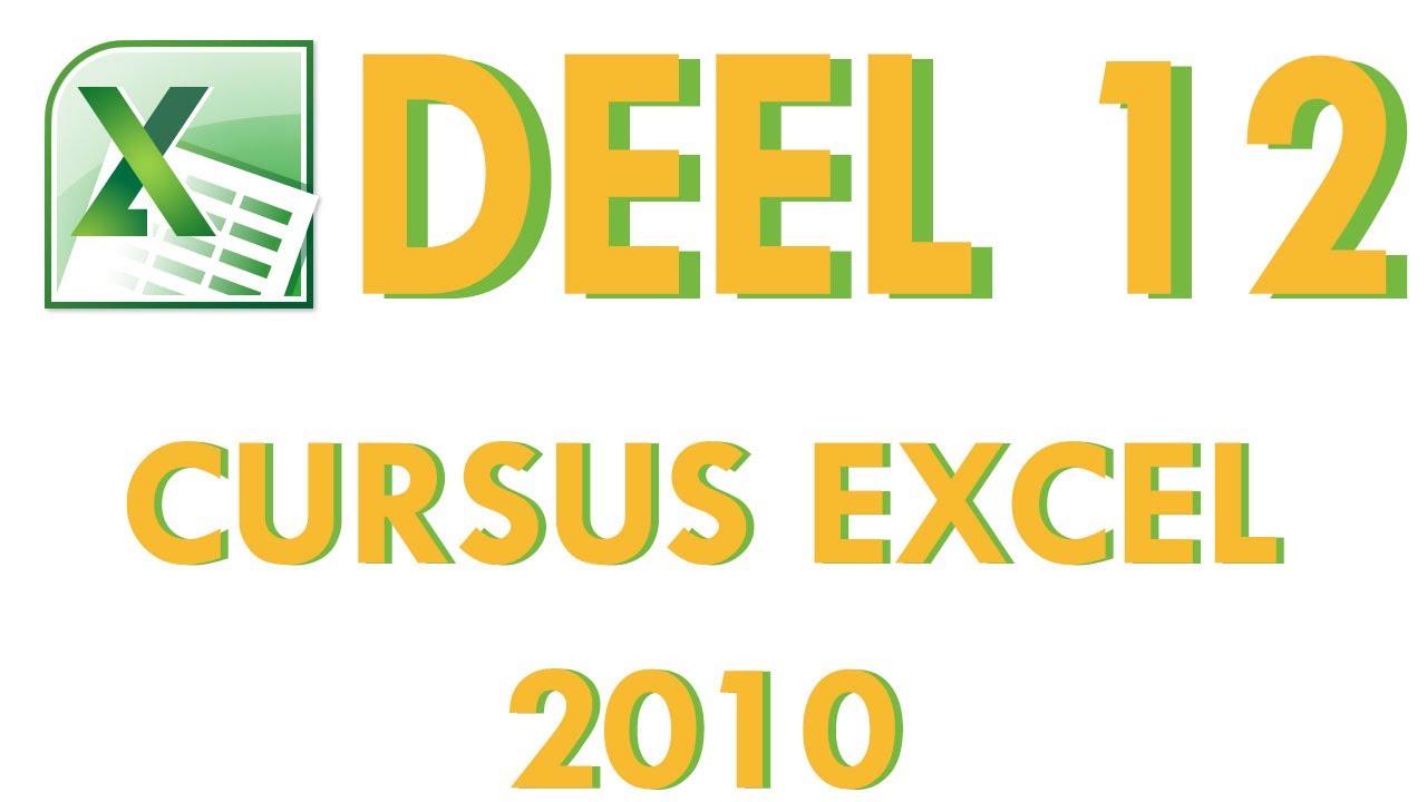 Cursus Excel 2010 Deel 12: Macro's in Excel 2010 gebruiken - YouTube