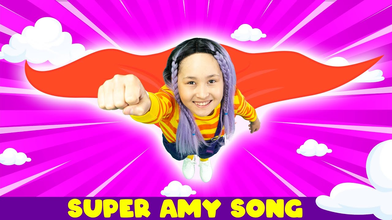 Super Amy🤩| Kids Songs And Nursery Rhymes - YouTube