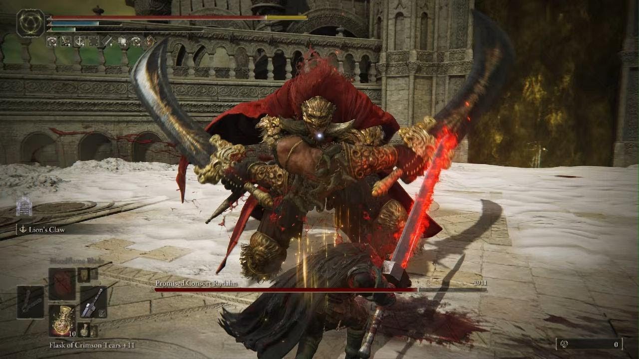 Promised Consort Radahn fight | No summons or cheese | Classic Guts ...