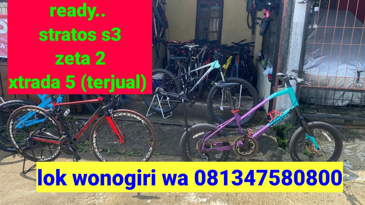 14-5-25 ada roadbike stratos s3 dan polygon zeta(xtrada 5 TERJUAL) lok ...