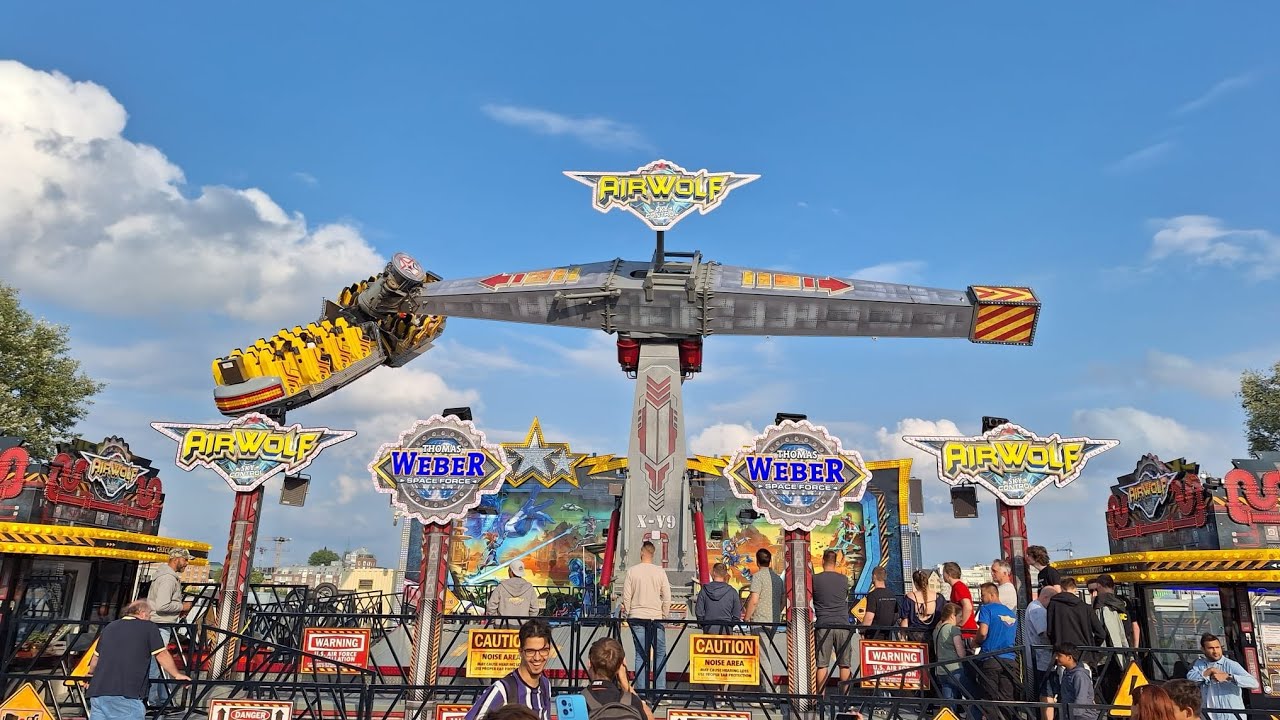 Airwolf (sky control) - Weber (offride) Rheinkirmes Düsseldorf 2023 ...