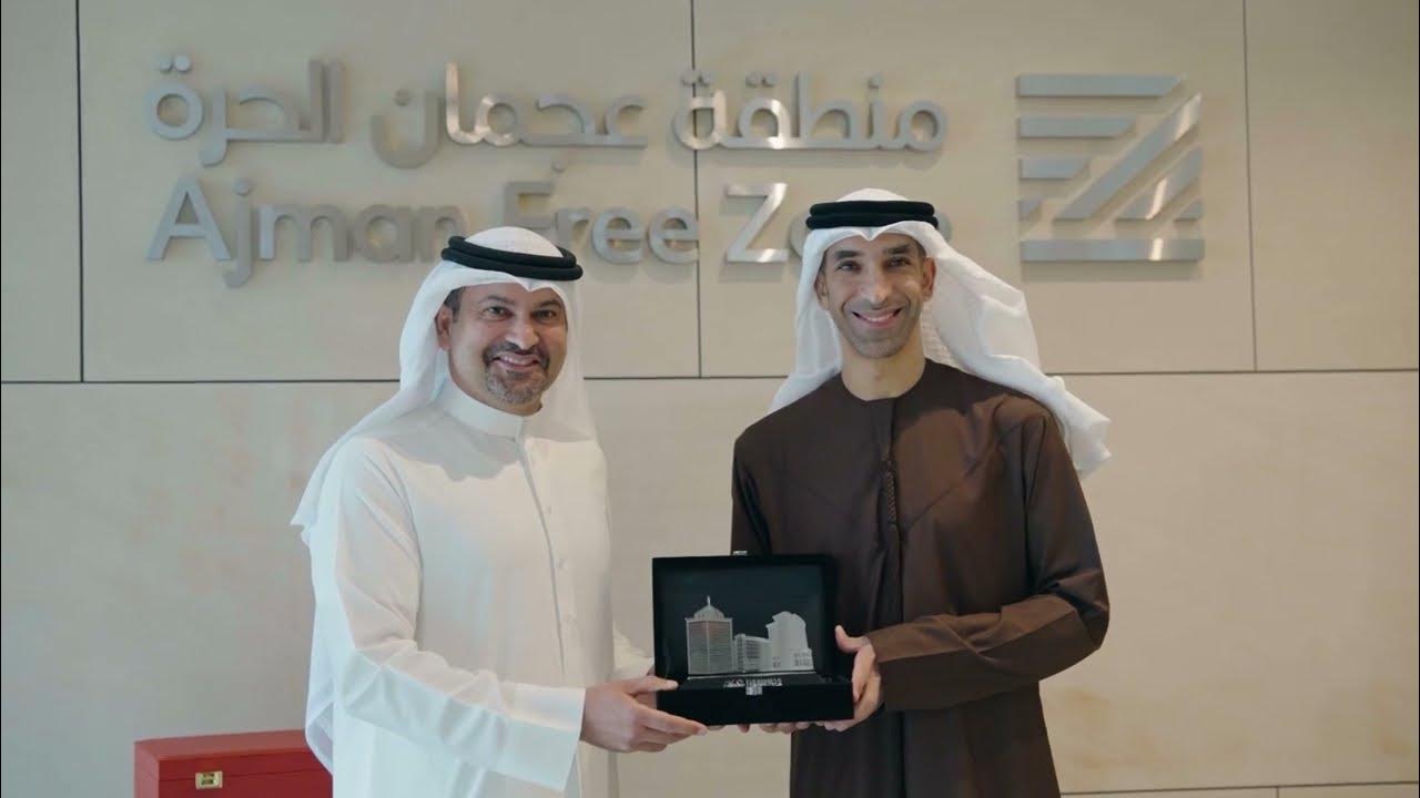 Inauguration of the Free Zones Economic Majlis in Ajman - YouTube