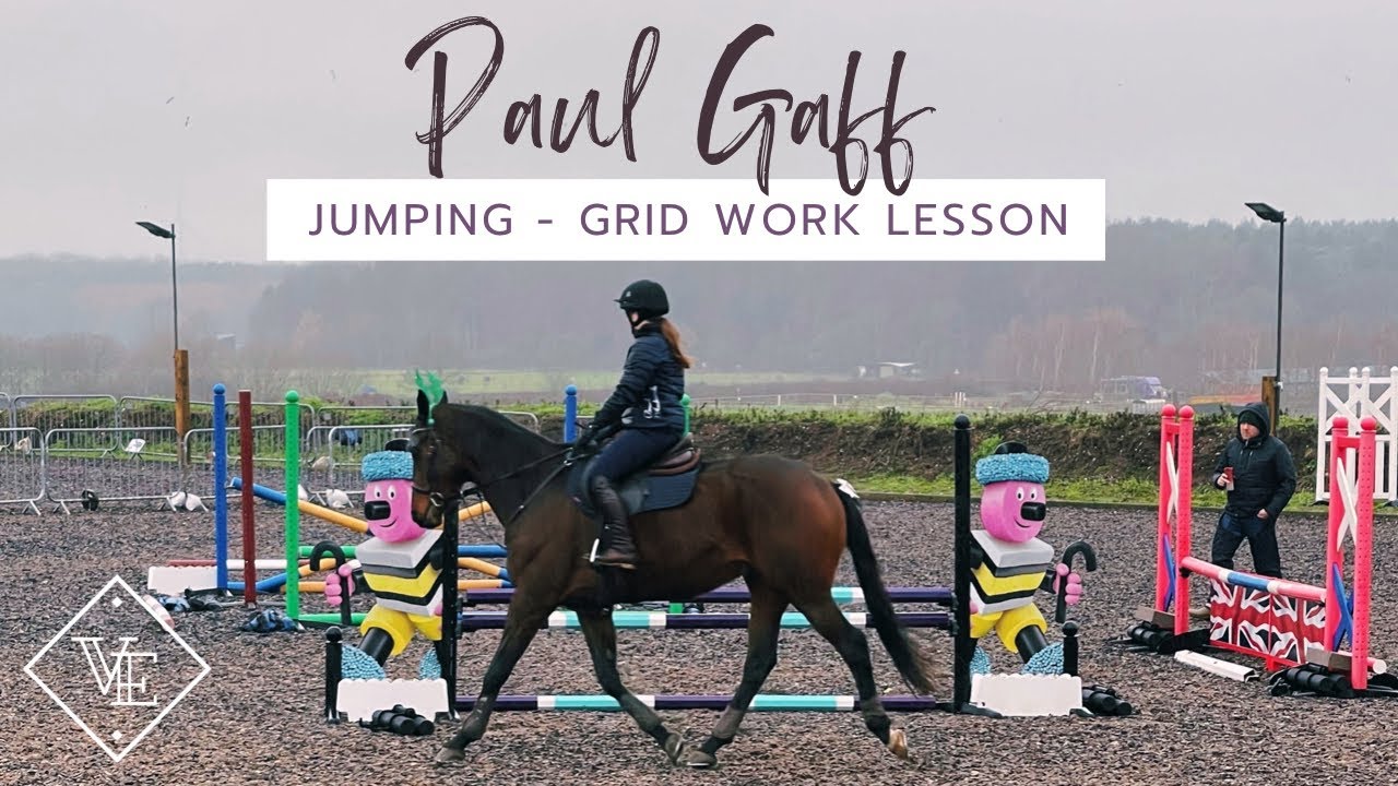 KNIGHTLY’S FIRST JUMP LESSON WITH PAUL GAFF | Grid Work | December 2022 | The Vocal Equestrian ...