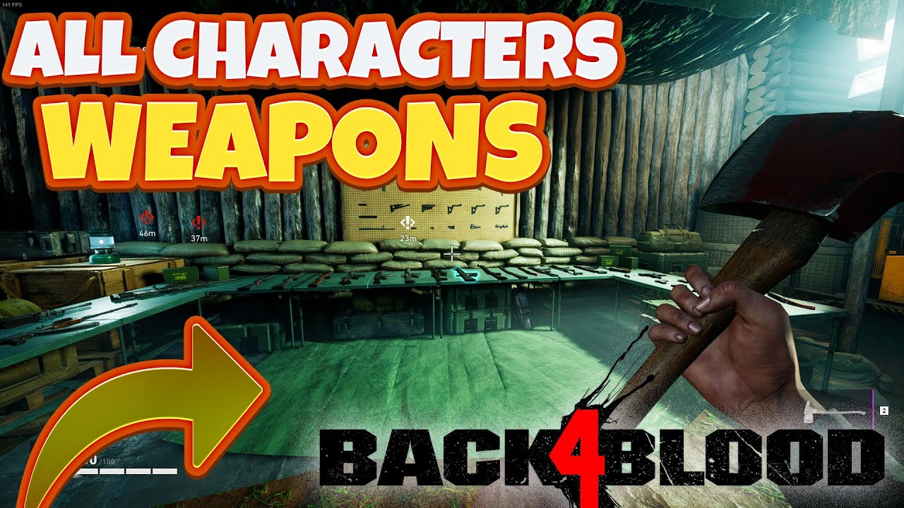 BACK 4 BLOOD - ALL Characters & Weapons in Back 4 Blood BETA! (B4B ...
