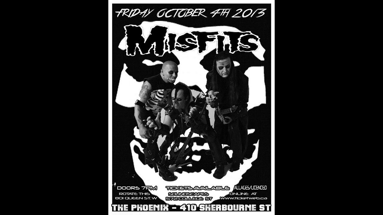THE MISFITS ~ LIVE ~ October 4th 2013 {Toronto} "Horror Hotel" Clip 1 ...