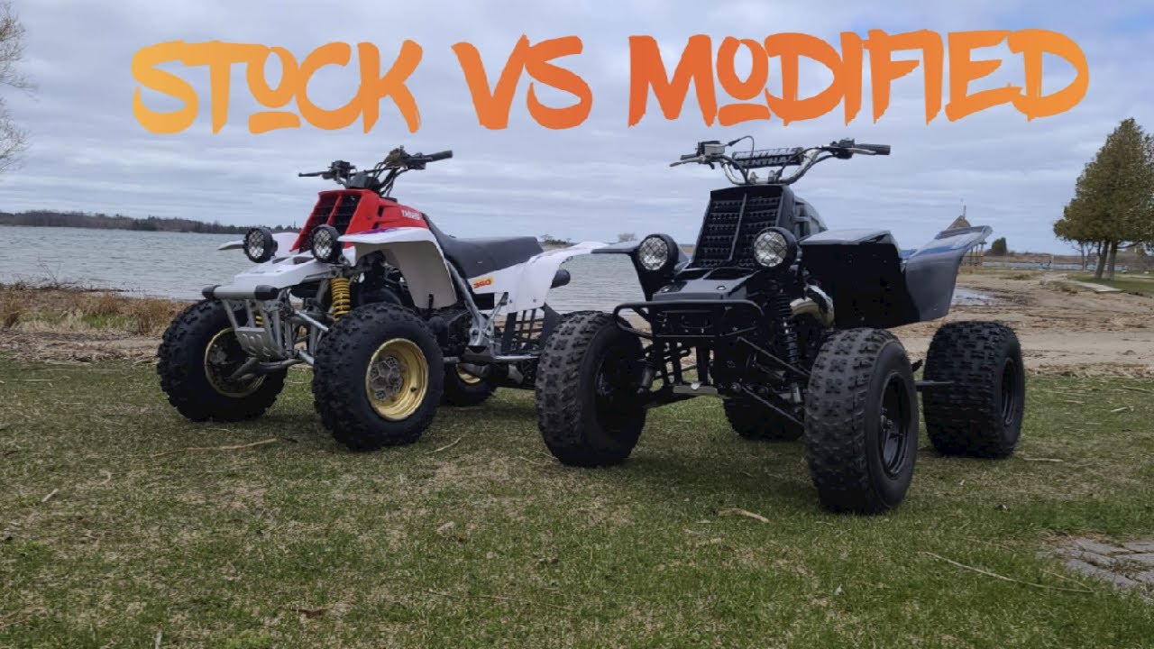 Yamaha Banshee TOP SPEED Radar Run / Drag Race, STOCK VS MODIFIED ...