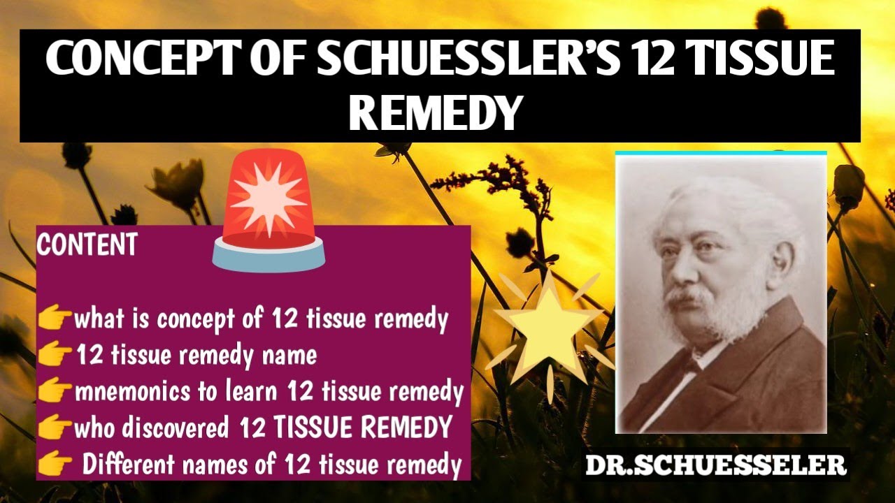 Concept of SCHUESSLER'S 12 TISSUE REMEDY🤔 |BIOCHEMIC REMEDIES #yt #bhms ...