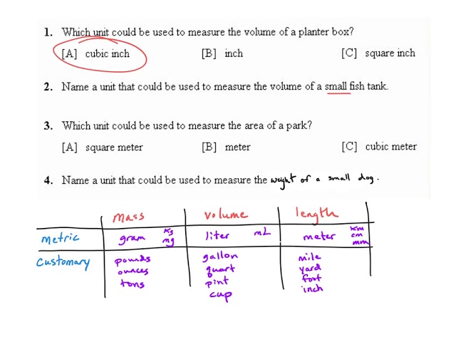 Choose To Measure Volume Units Measuring Volume Of Solids