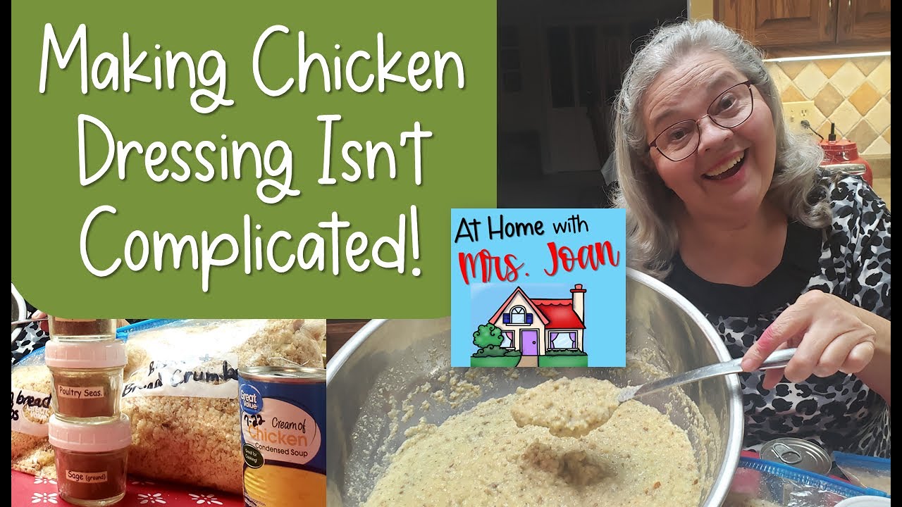 How to Make Chicken Dressing - YouTube