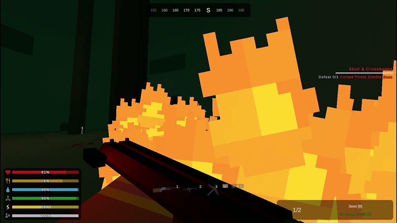 Unturned with attempt to double barrel cursed pirate zombie boss - YouTube