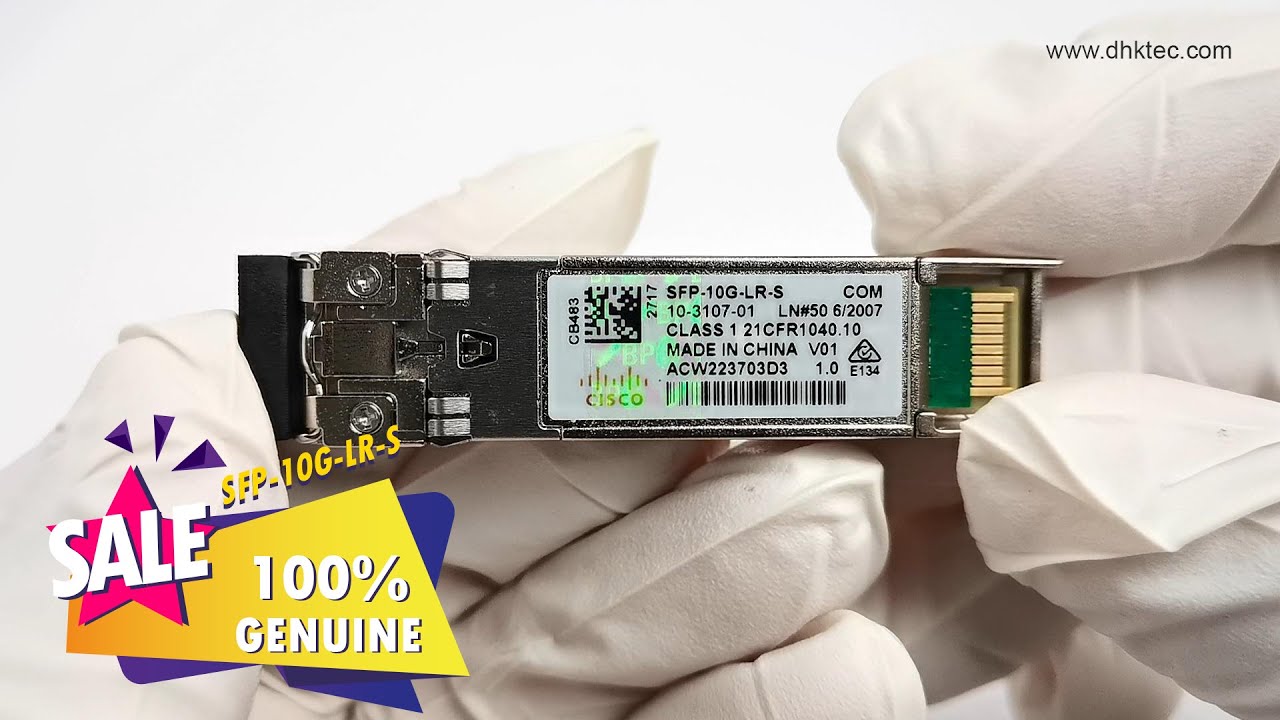 Genuine Cisco SFP-10G-LR-S 10-3107-01, BP hologram, green BP, 10Gbps ...