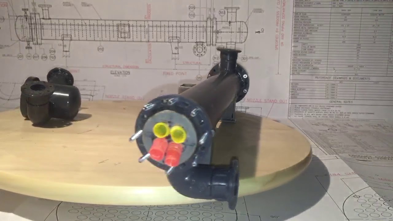 Heat exchanger scale model - YouTube