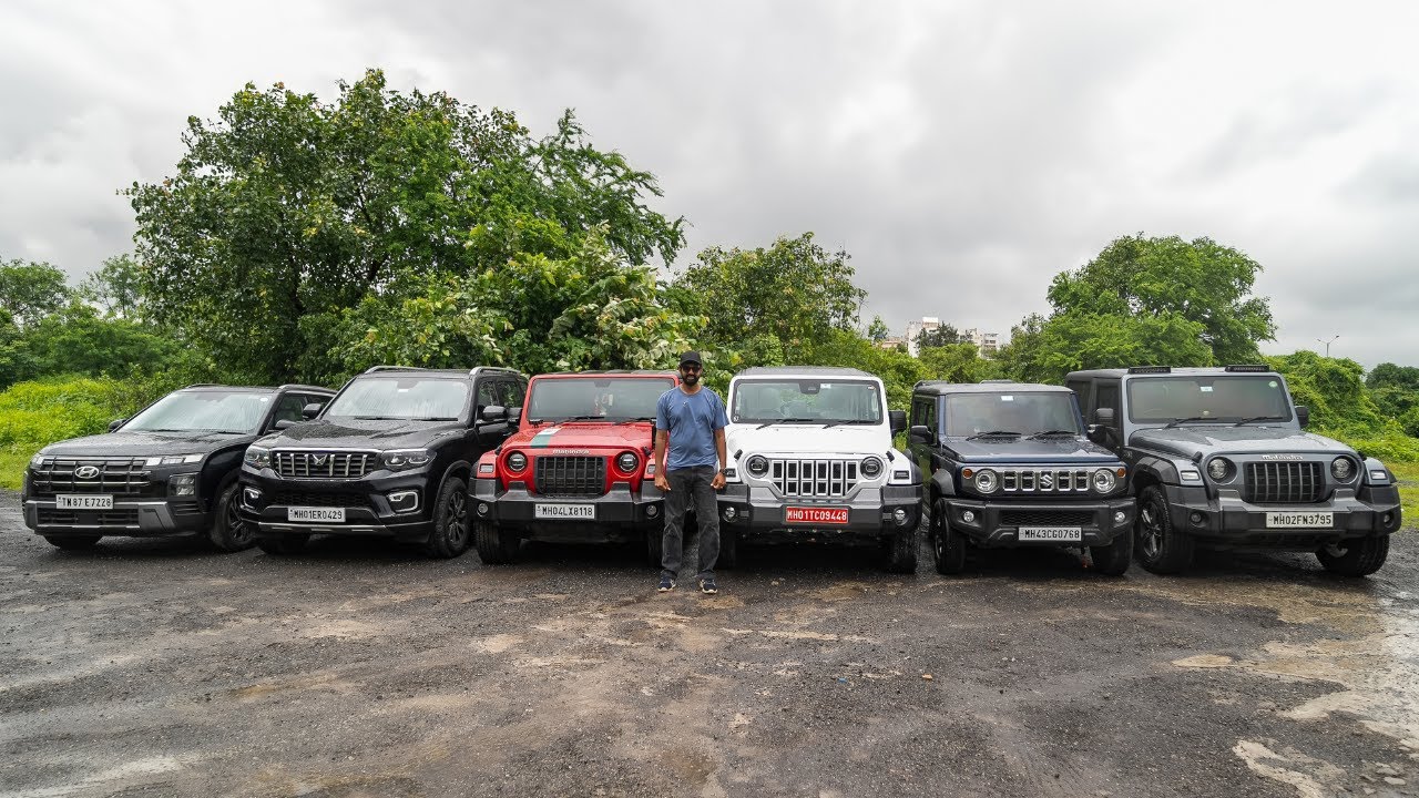 Thar Roxx vs Creta vs Scorpio N vs Jimny vs Thar - Mega Comparison ...