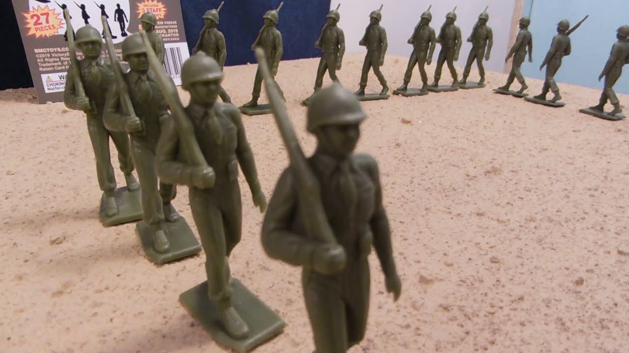 BMC GREEN U S MARCHING SOLDIERS REVIEW! - YouTube