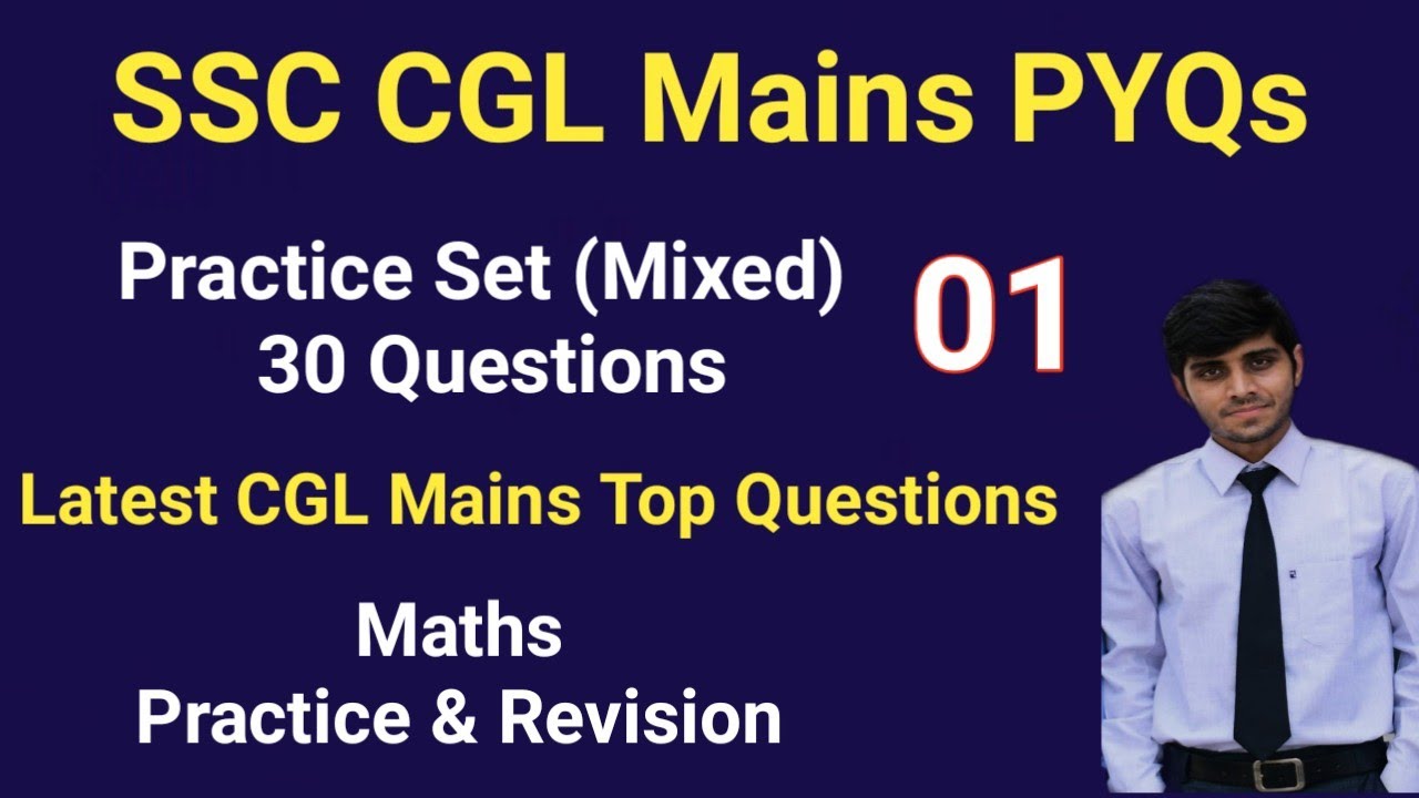 SSC CGL Mains Practice Set 1 | SSC CGL Mains Previous Year Question ...
