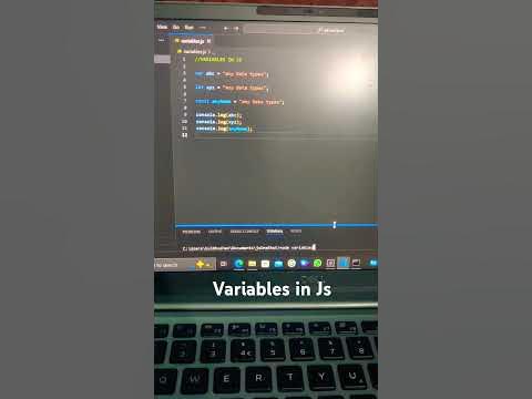 JavaScript in one shot: Learn to create variables In js - YouTube