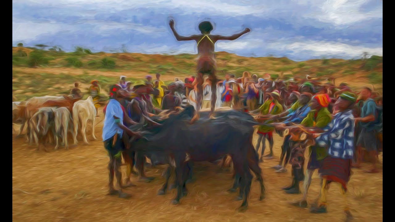 BULL JUMPING, Ethiopia - YouTube