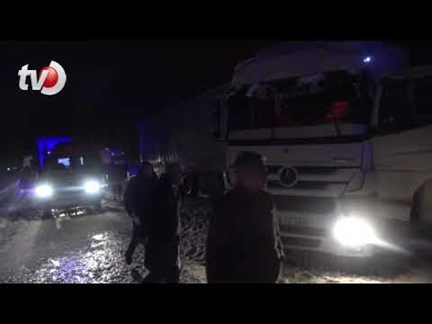 TEM’de Zincirleme Kaza1 Ölü 19 Yaralı