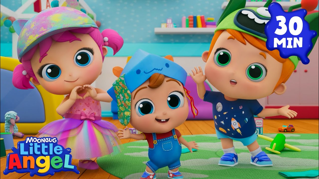 Where Is My Hat? 🤠| Little Angel | Monster Cartoon for Kids - YouTube